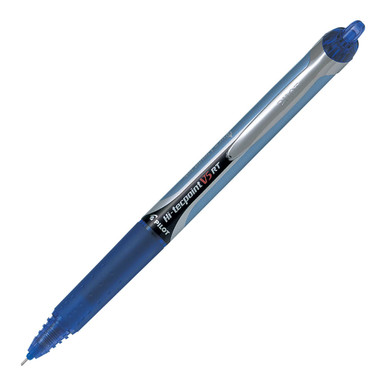 Pilot Hi-Tecpoint V5RT Rollerball Extra Fine Blue (BXRT-V5-L) (12 Pack ...