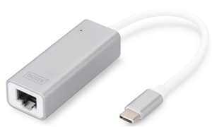 Digitus USB Type-C (M) to RJ-45 Gigabit Ethernet (F) Adapter Cable ...