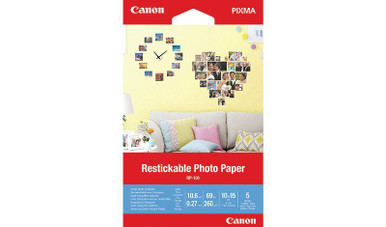 Canon Restickable Photo Paper - 5 sheets - The Cartridge Warehouse NZ
