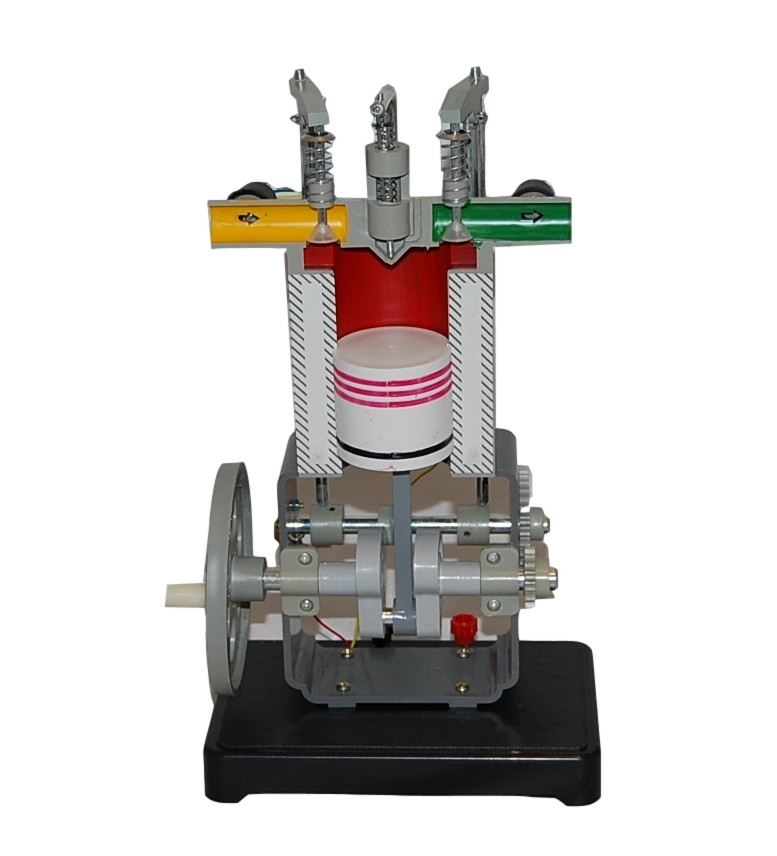 Diesel Engine Model: 4 Stroke Engine Operation. This diesel engine ...