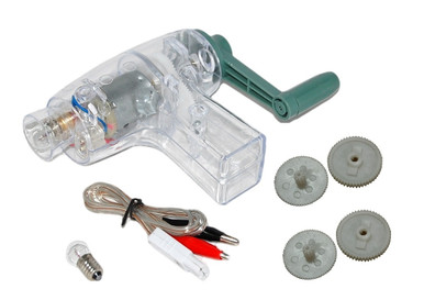 6 Volt Hand Generator with Replacement Gears
