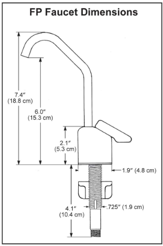 Seagull Faucet, Standard Reach - Marine Sanitation & Supply