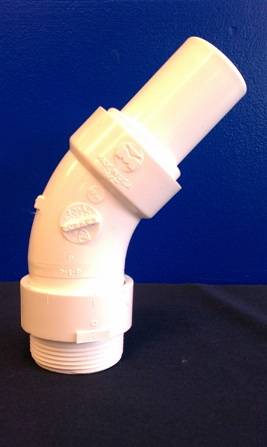 45 degree - Adapter Kit, 1.5" - Marine Sanitation & Supply