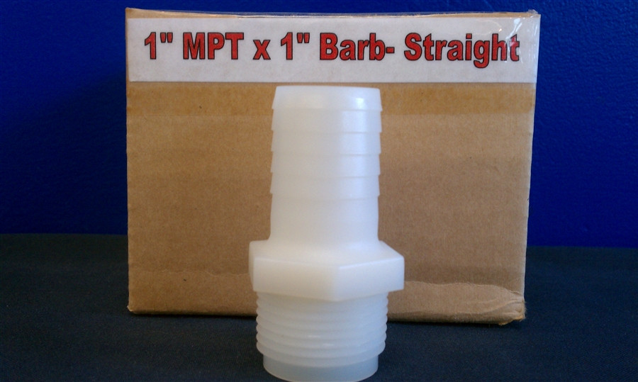 1" MPT x Barb - Marine Sanitation & Supply