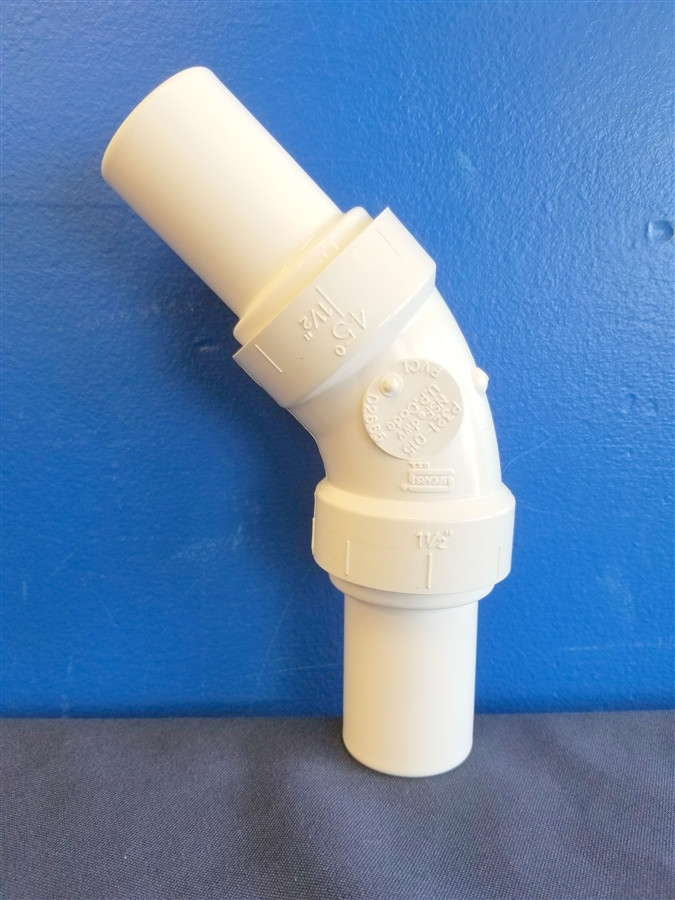 45 degree Bend Kit, 1.5" - Marine Sanitation & Supply