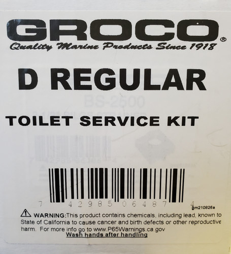 Groco - Groco Repair Kits - Marine Sanitation & Supply