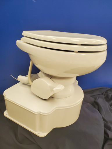 5000-M65 Series Gravity Toilet, White or Bone - Marine Sanitation & Supply