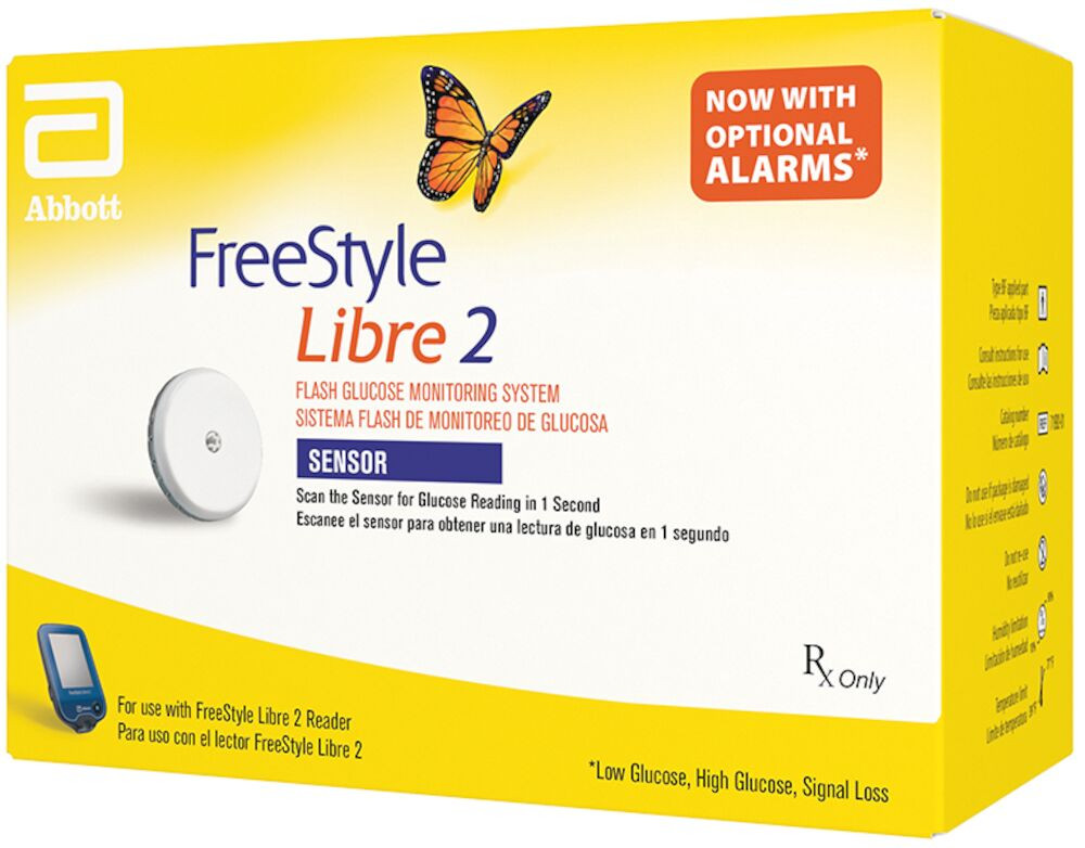 Freestyle Libre 2 Sensors 1/Box - Diabetes Store