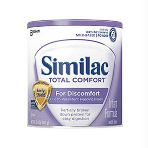 SimilacTotal Comfort Infant Formula Powder with Iron 12.6 oz, Partially ...