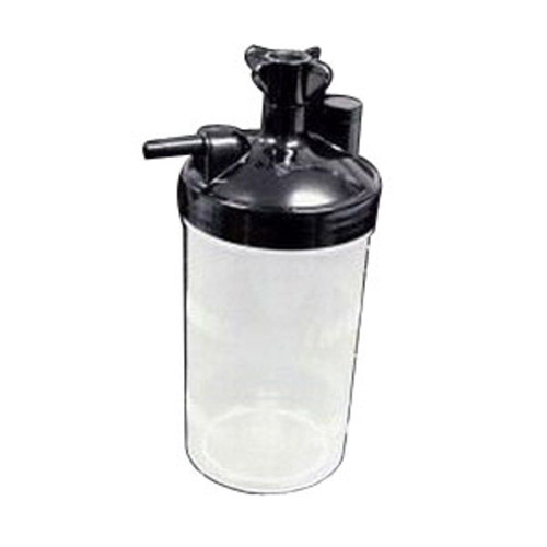 Bubble Humidifier 350cc, Dry, with 3 PSI Safety Pop-off Alarm