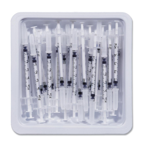 BD PrecisionGlide Allergy Syringe 27G x 1/2 1/2mL Volume