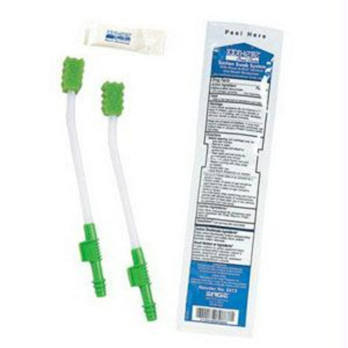 Single Use Suction Swab System With Perox-a-mint Solution And Mouth ...