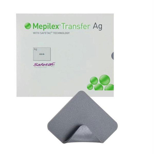 Mepilex Transfer Ag 8 X 20 " Antimicrobial Soft Silicone Exudate ...