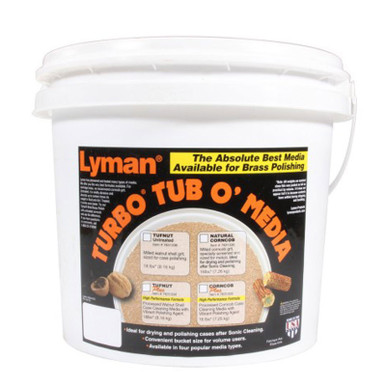 Lyman 18lbs Turbo Tub O'Media Tufnut Case Cleaning Media - Sportsman ...