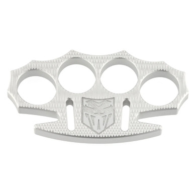 Cobratech CNC Knuckles Knurled Silver - Sportsman Fulfillment