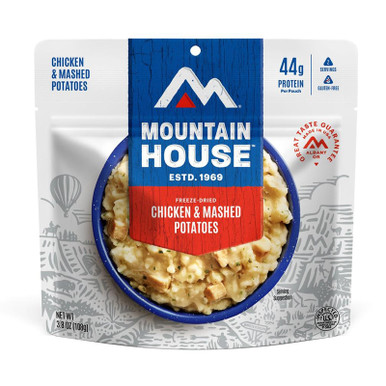 Mountain House Freeze Dried Camping Food Chicken and Mashed Potato ...