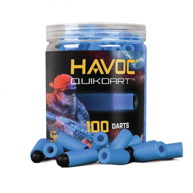 GameFace Havoc Quik Darts (Blue) 100 Count Soft Tip Dart - Sportsman ...