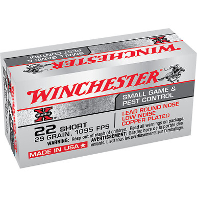 Winchester X22S SuperX 22 Short 29 GR LRN 50 Rounds - Sportsman Fulfillment