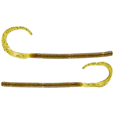 Strike King Perfect Plastic Zeus Worm GREEN PUMPKIN - Sportsman Fulfillment