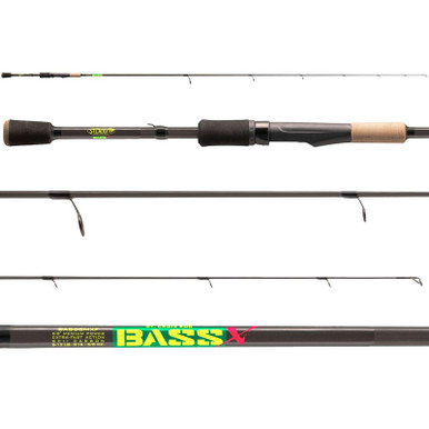 St. Croix BAS68MXF Bass X Spinning Rod Black - Sportsman Fulfillment
