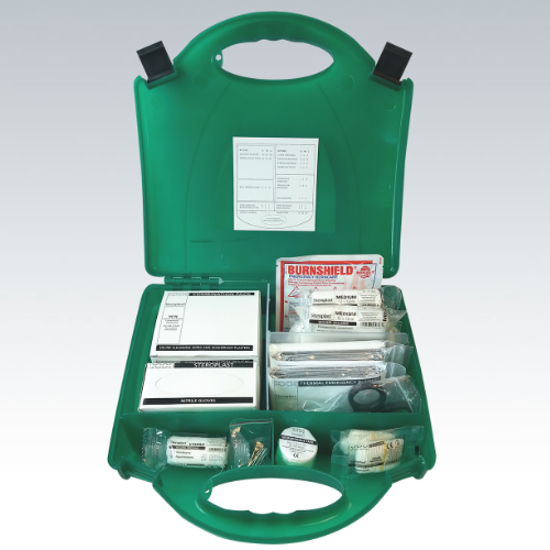 BS8599-1 Premier Small First Aid Kit with Wall Bracket - Four Square ...