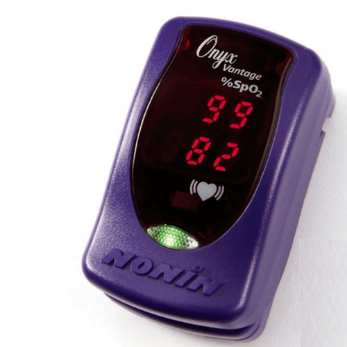 Nonin Onyx Vantage 9590 Finger Pulse Oximeter (Purple) & Carry Case
