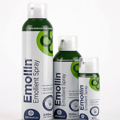 Emollin Emollient Spray 150ml / 240ml | Four Square Healthcare