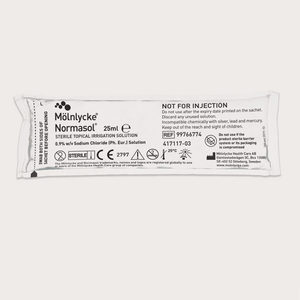 Normasol Saline Sachets 25ml ( x25) | Four Square Healthcare