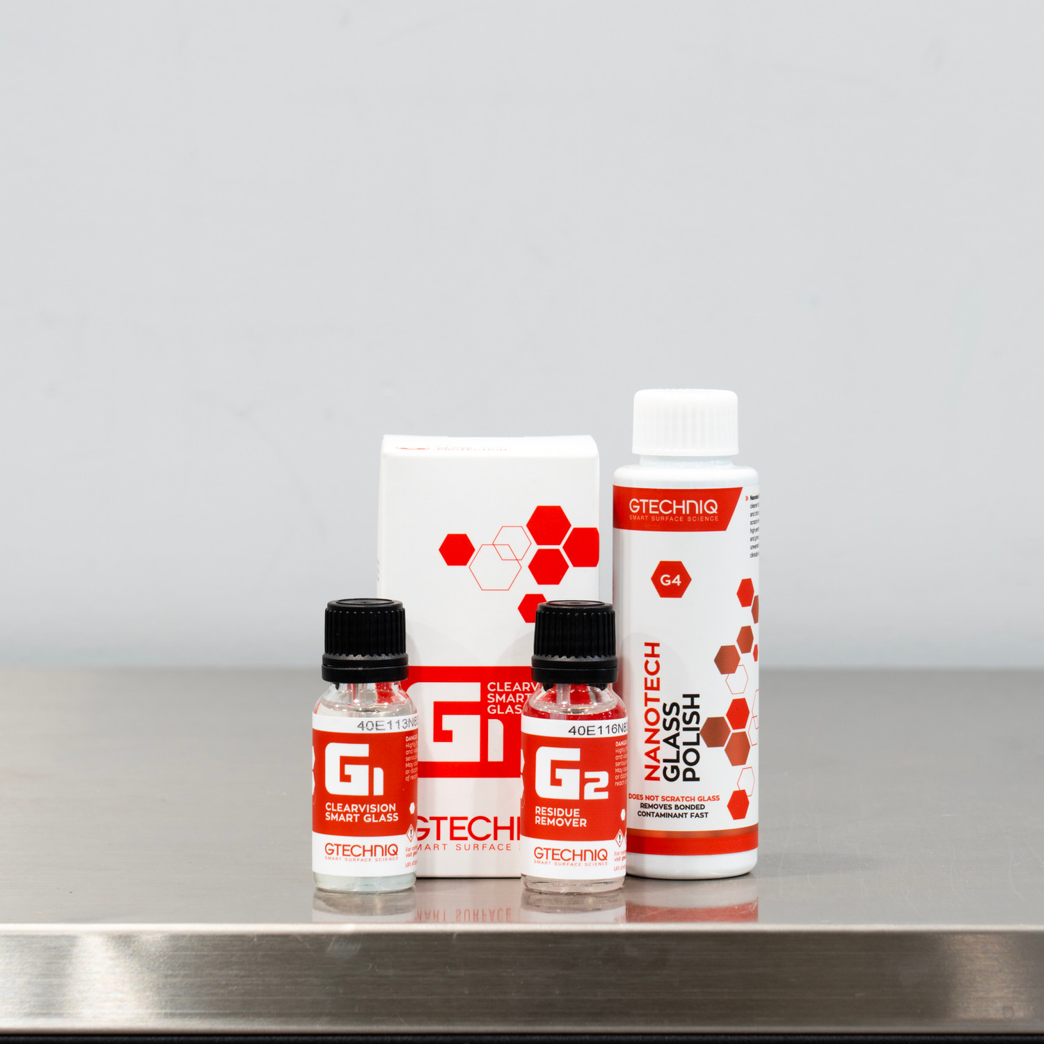 Gtechniq G1 Glass Coating 15ml and G4 Glass Polish 100ml | Combo | The ...