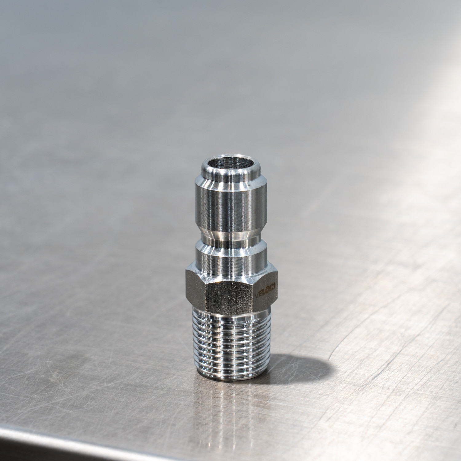 MTM Quick Connect Plug 3/8" Male | Stainless Steel