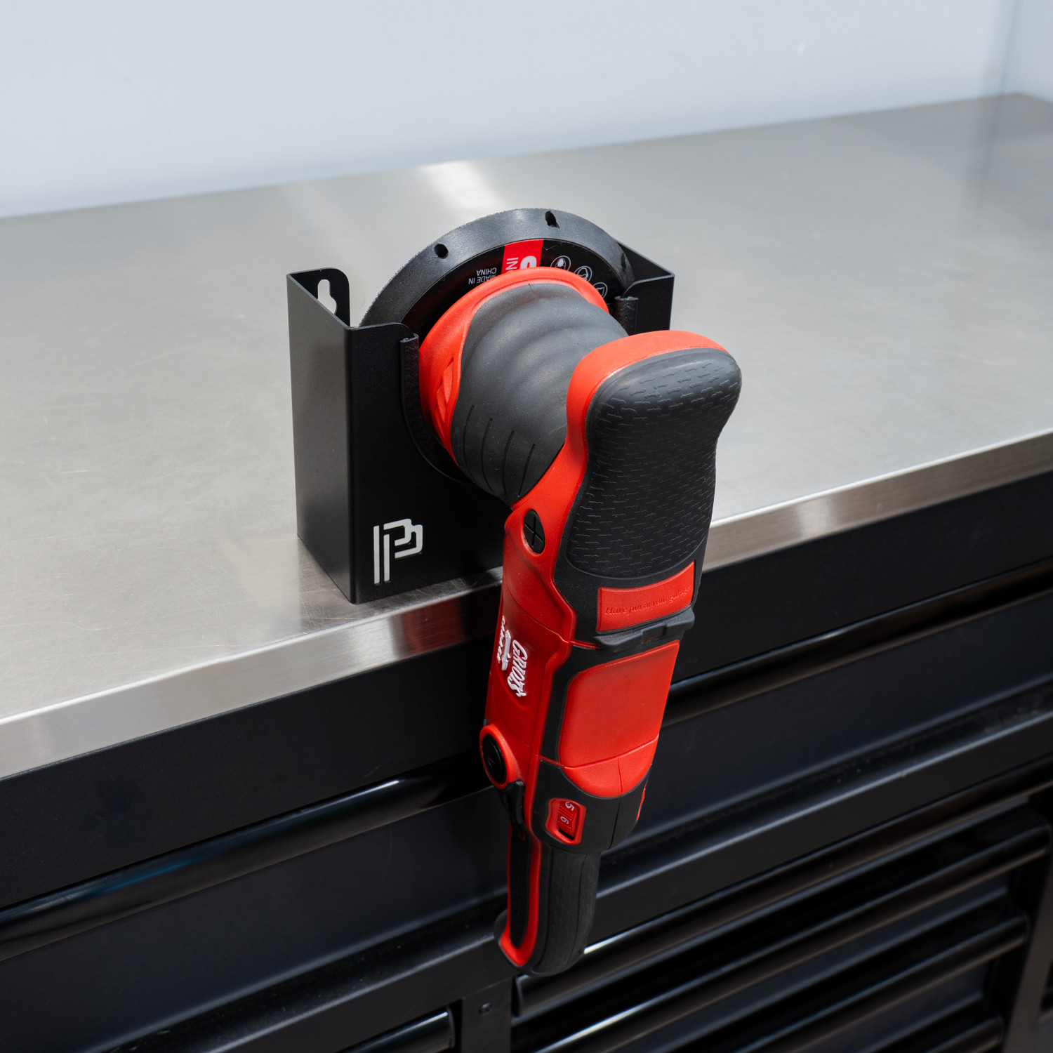 Poka Premium Small Wall Mount Polisher Holder | Holds 1 Machine