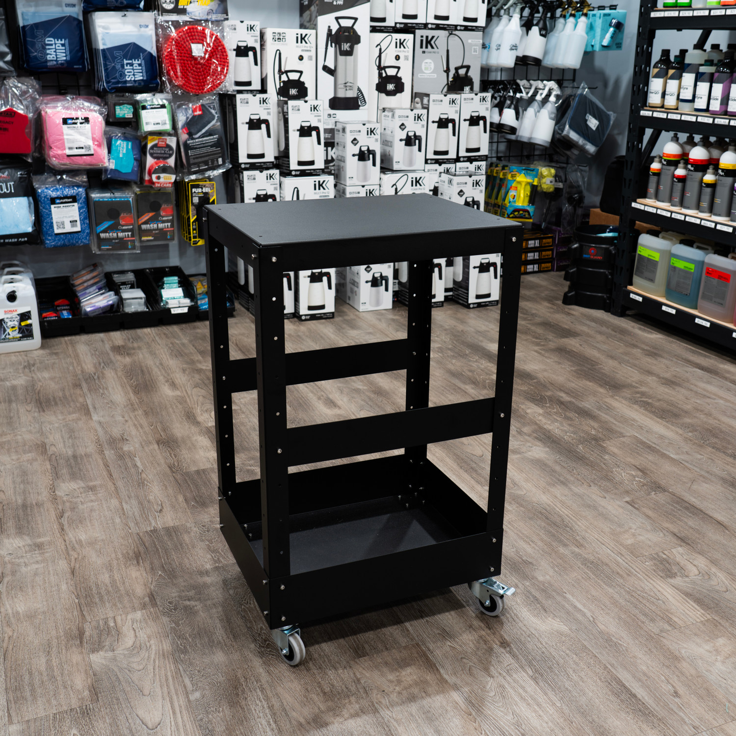Poka Premium Detailing Cart For Wheel Stand | Trolley Cart Only