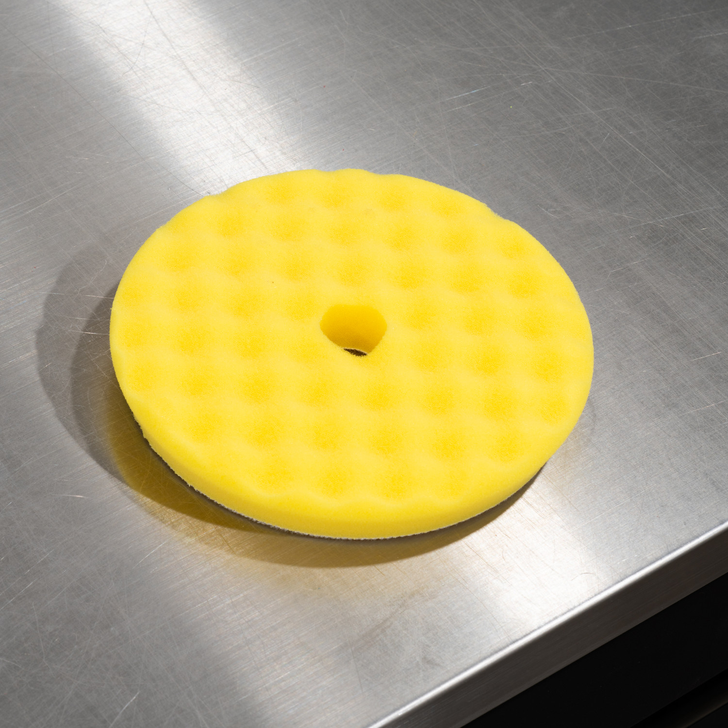 Rupes Rotary Waffle Foam Pad Yellow Fine 6.5" | For 6" Backing Plate ...