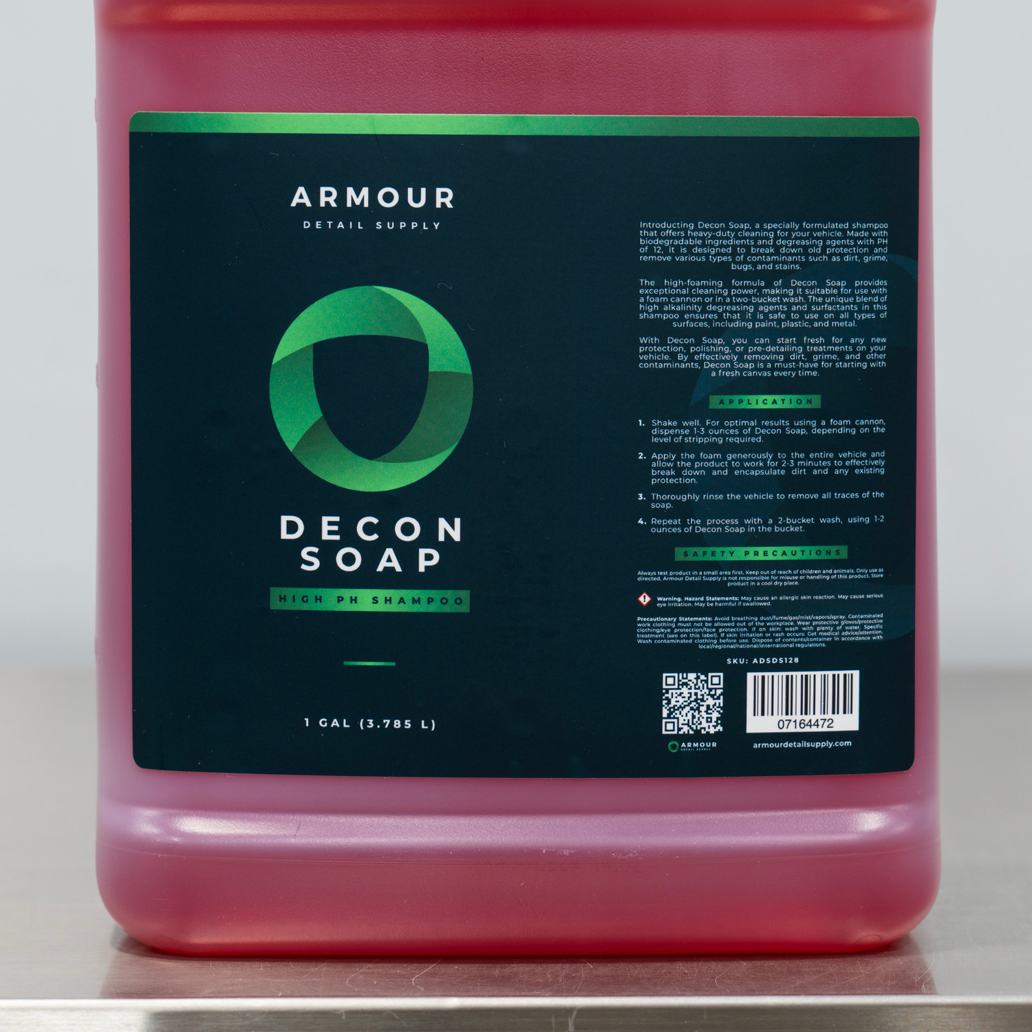 Armour Detail Supply Decon Soap 1 Gallon | High PH Strip Wash | The ...