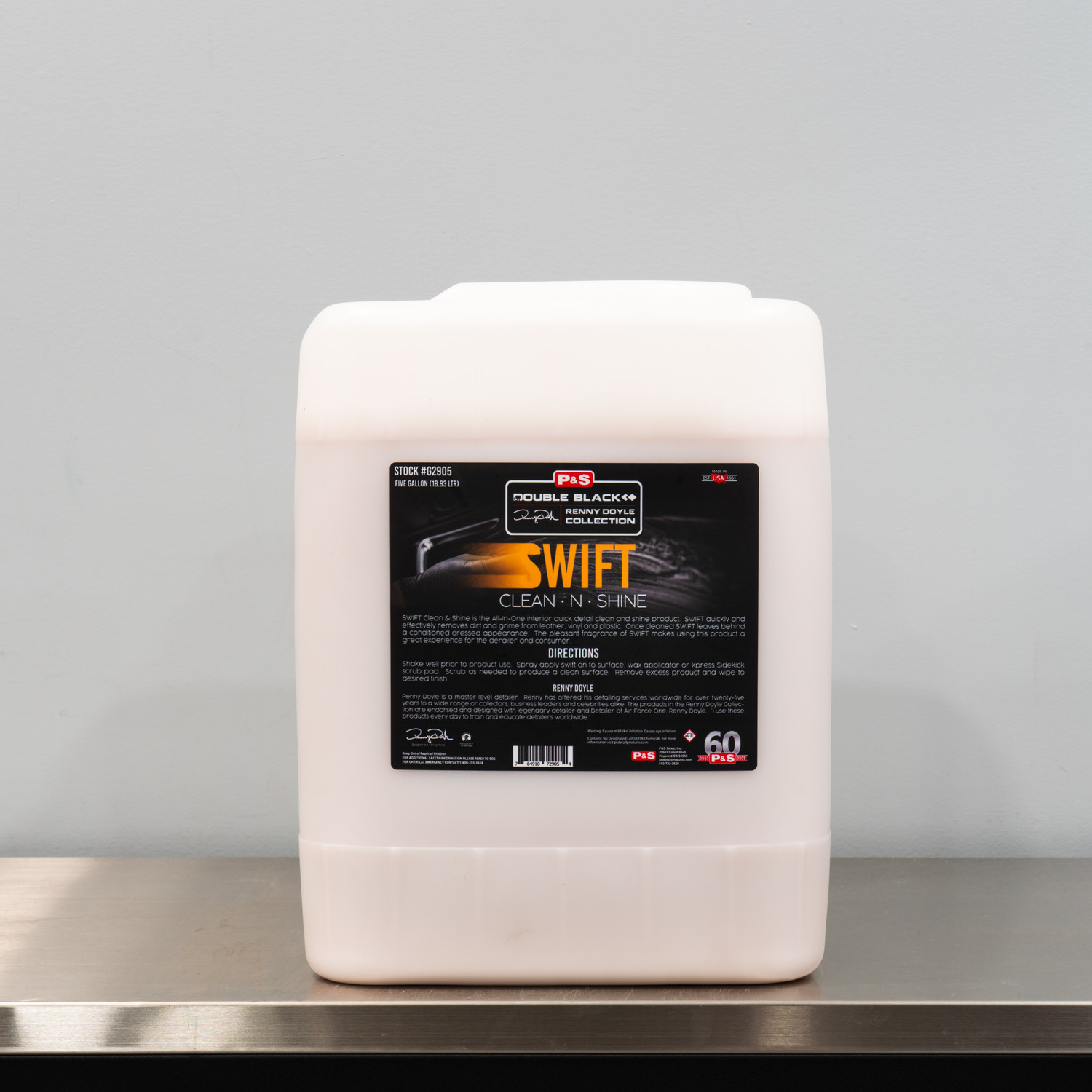 P&S Swift Clean & Shine 5 Gallon | Interior Quick Detailer and Dressing ...
