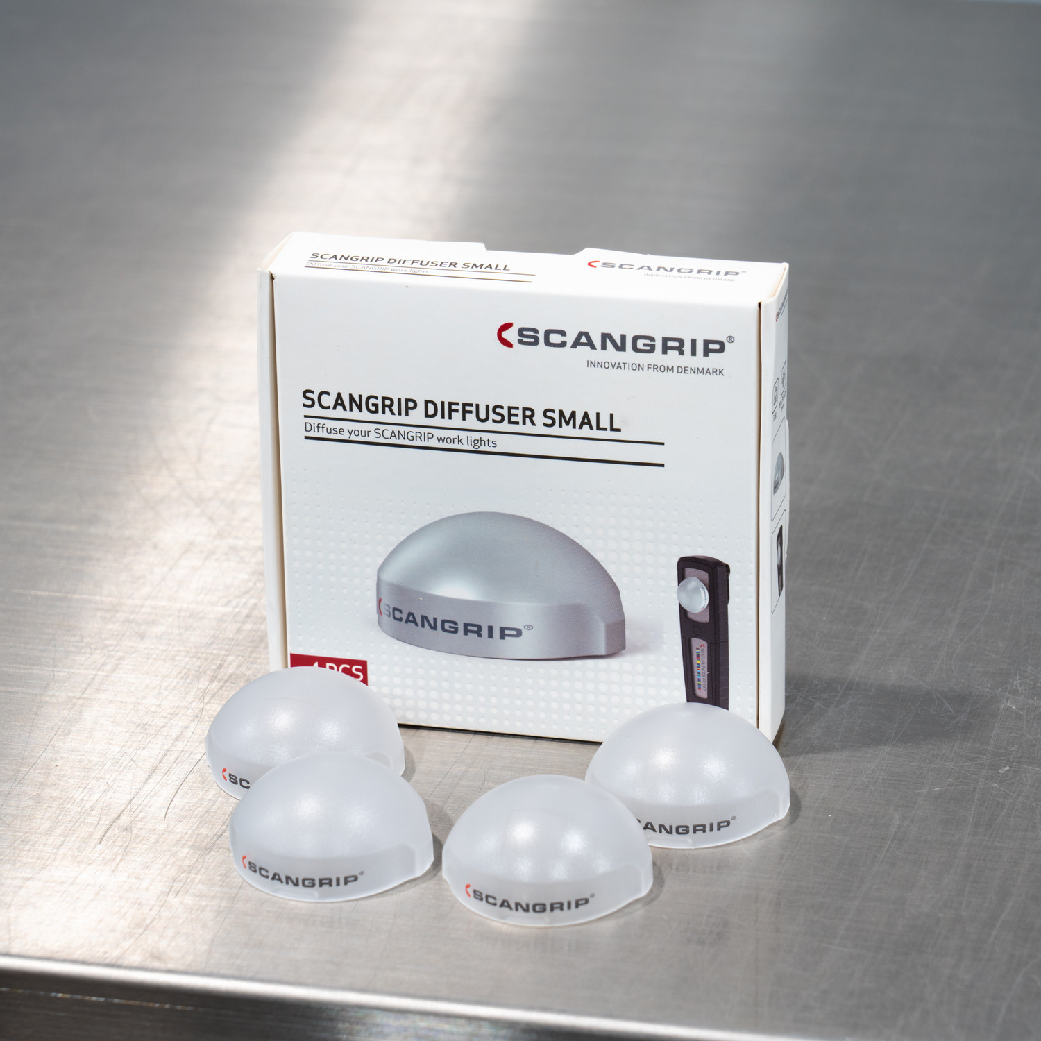 Scangrip Light Diffuser Small 4 Pack | For Sunmatch 4 and Minimatch | The Clean garage