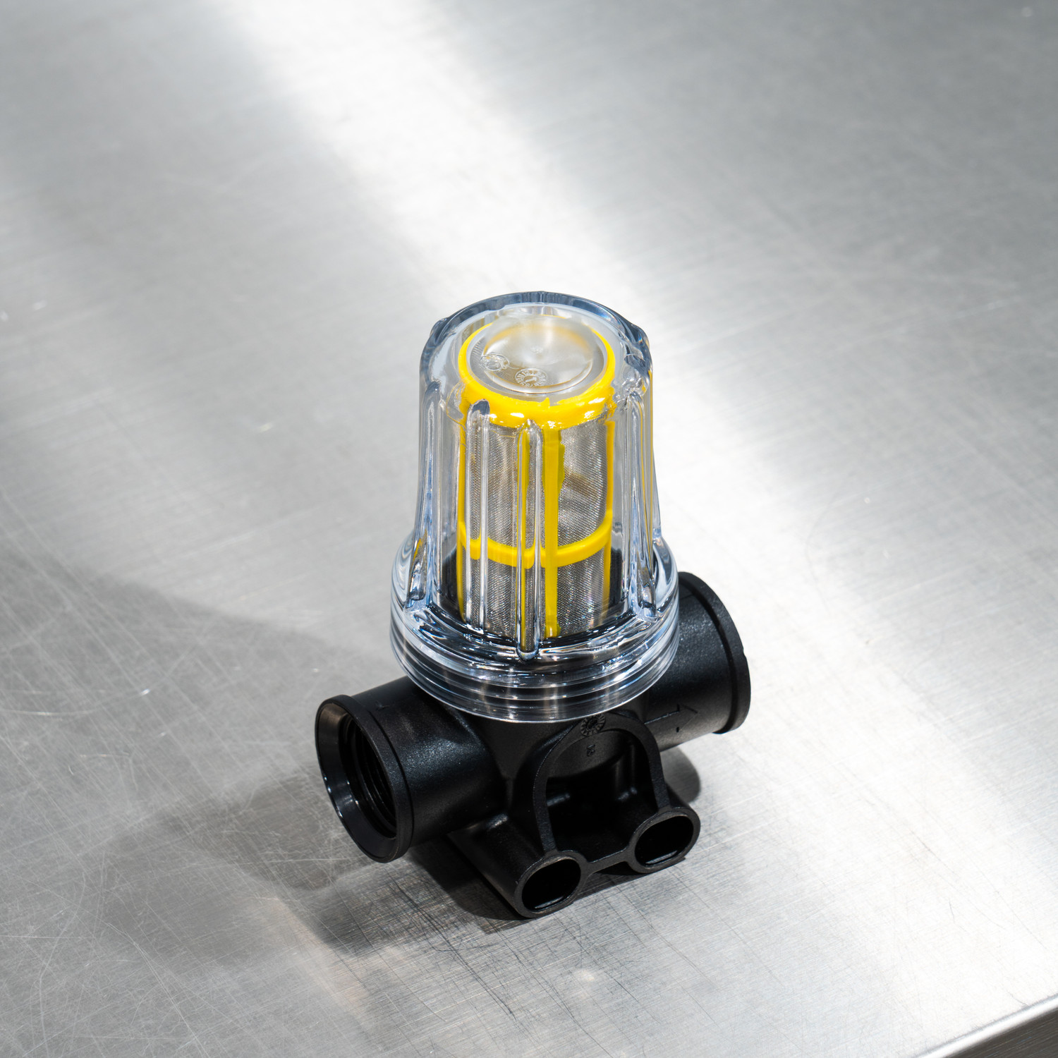 MTM Inline Water Filter | 3/4" NPT | For Mobile Tanks | The Clean Garage