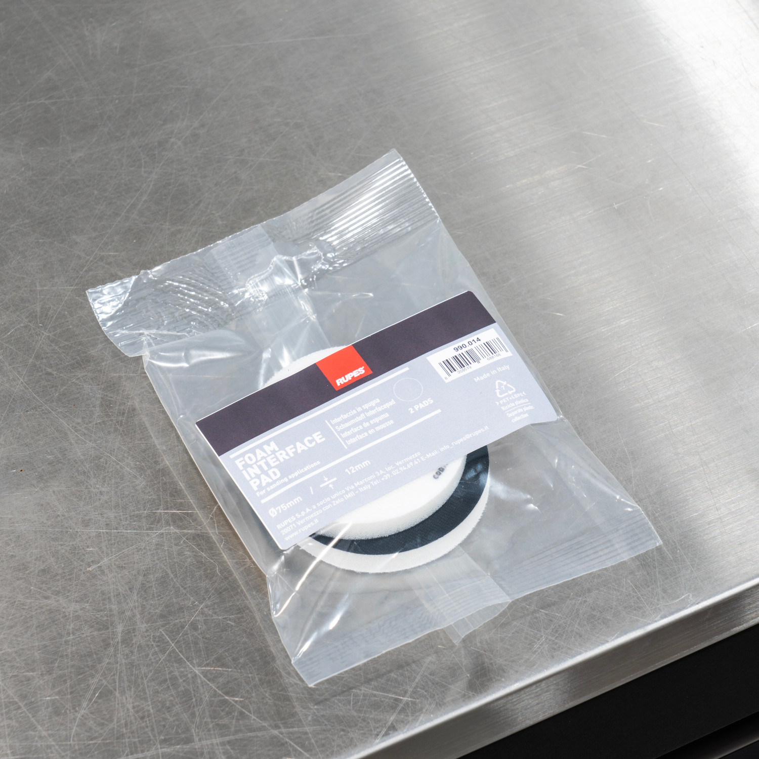 Rupes Soft Sanding Interface Pads 12mm 2 Pack | 75mm 3" No Holes | The ...