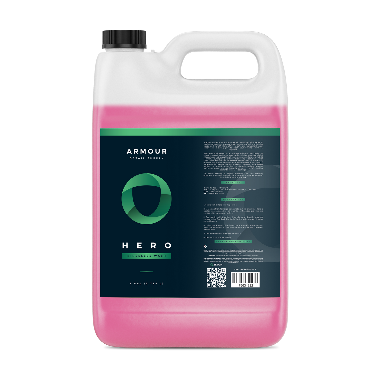 Armour Detail Supply Hero 1 Gallon | Rinseless Wash Concentrate | The ...