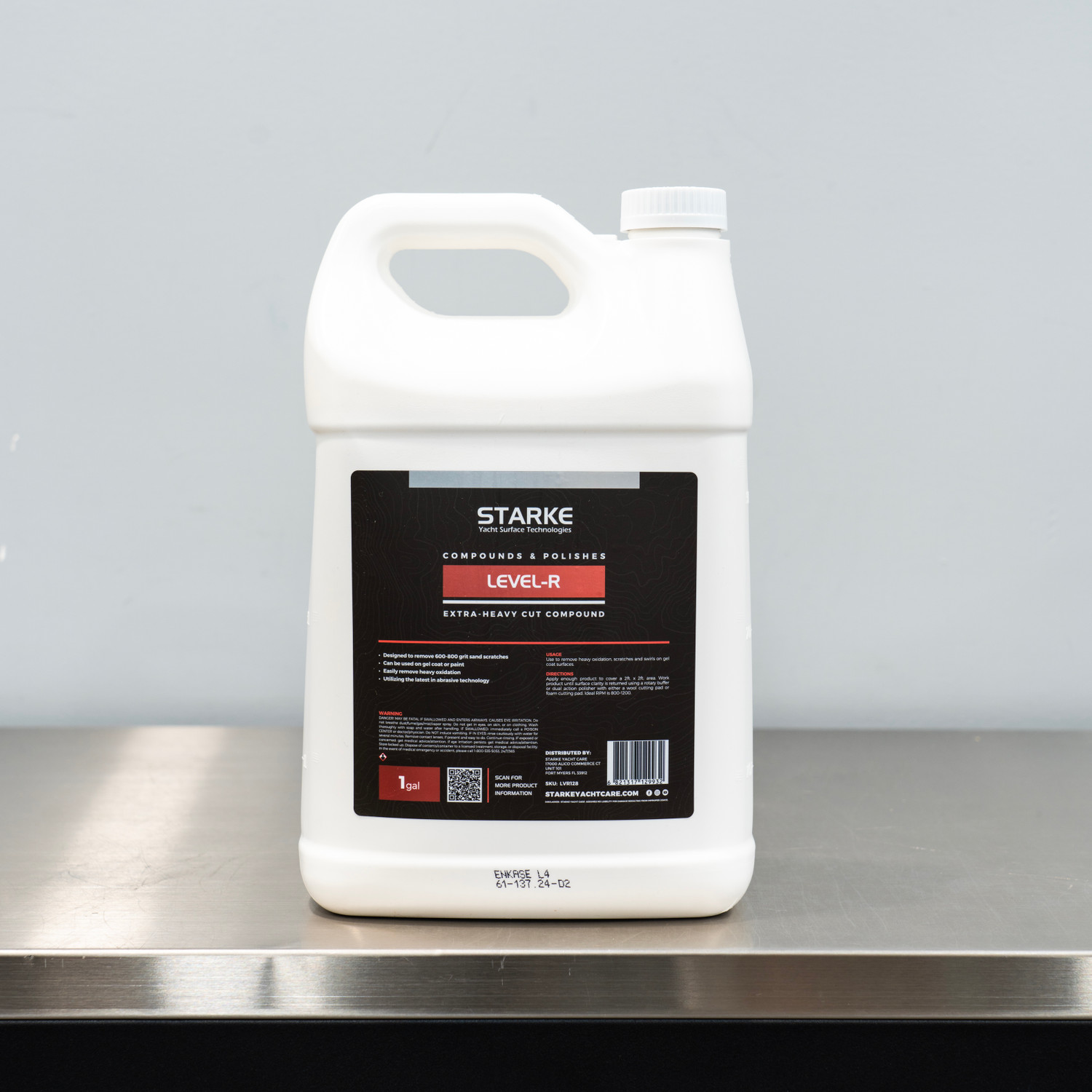 Starke Level R Compound 1 Gallon | Marine Heavy Cut Compound 128oz ...