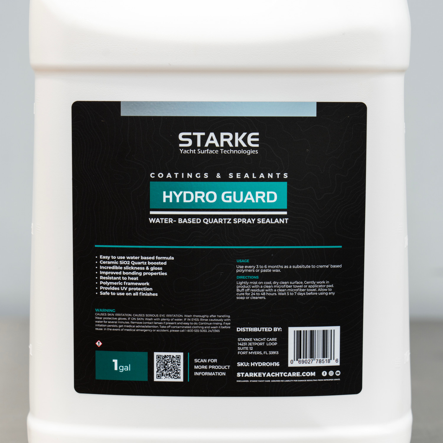 Starke Hydro Guard 1 Gallon | Marine Quartz Spray Sealant 128oz | The ...