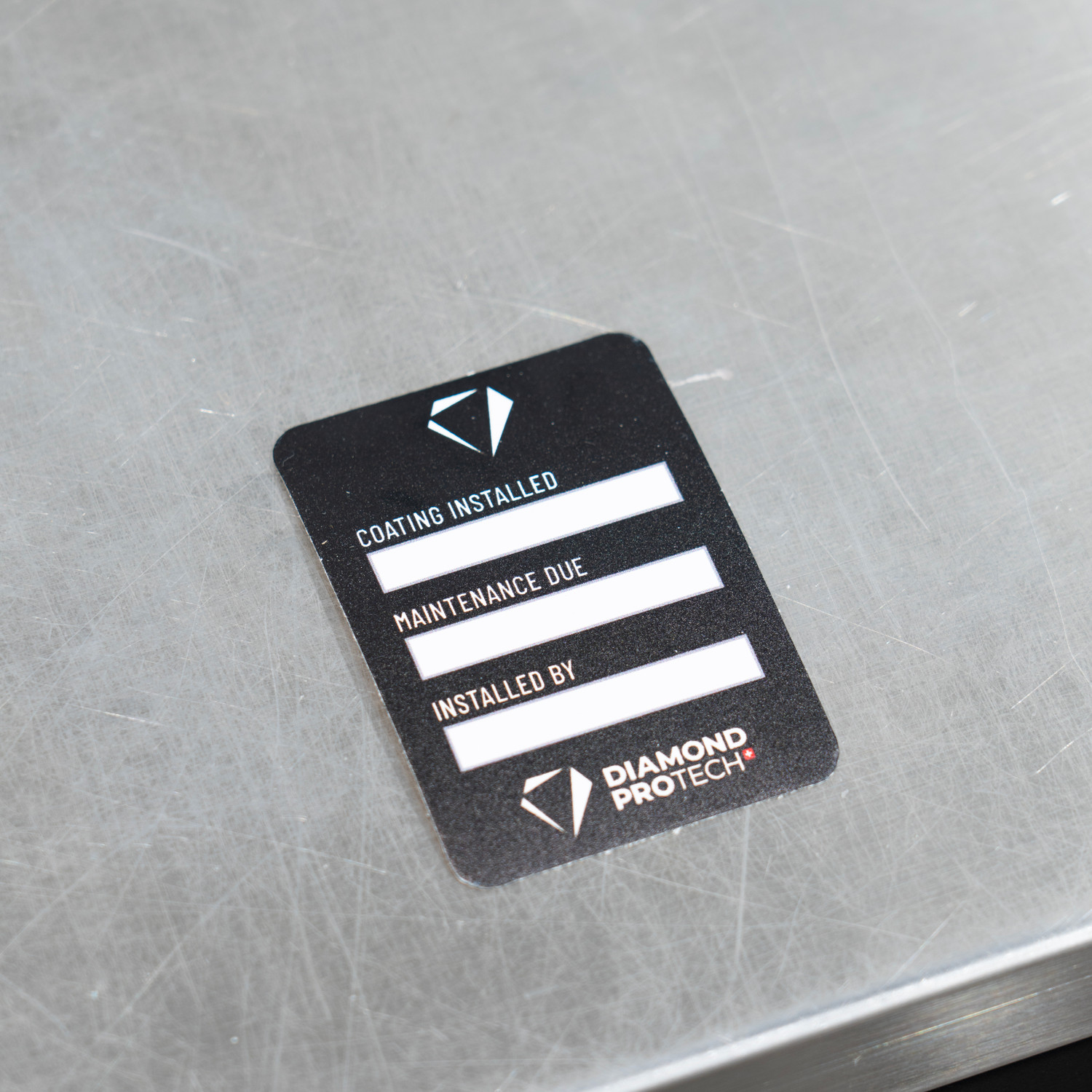 Diamond ProTech Ceramic Coating Install Door Jamb Sticker | The Clean ...