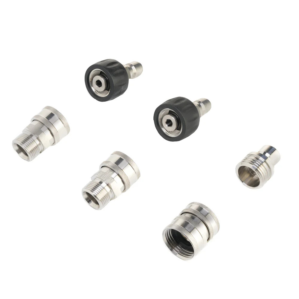 Active Premium Quick Connect Kit | 6 Stainless Fittings for M22 Hose ...
