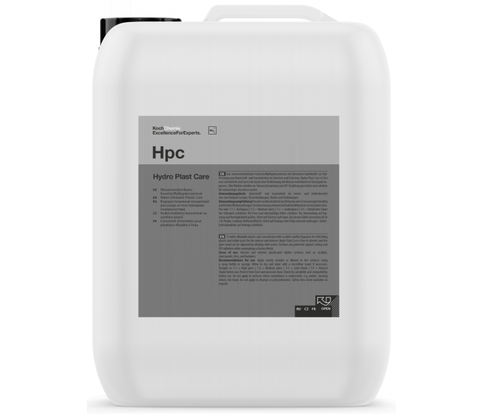 Koch Chemie Hydro Plast Care 5 Liter | Plastic & Rubber Dressing ...