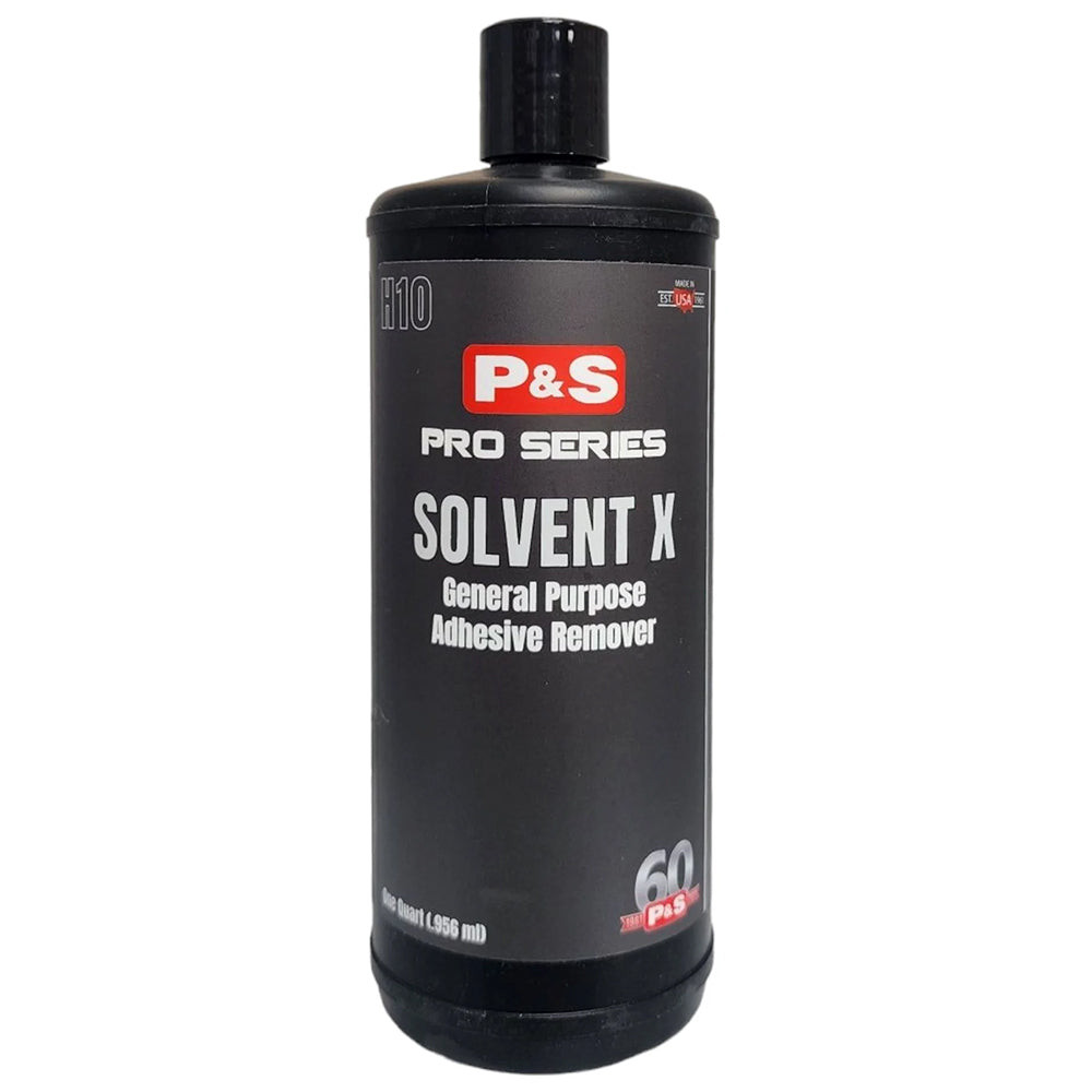 P&S Solvent X 32oz | General Purpose Adhesive Remover | The Clean Garage