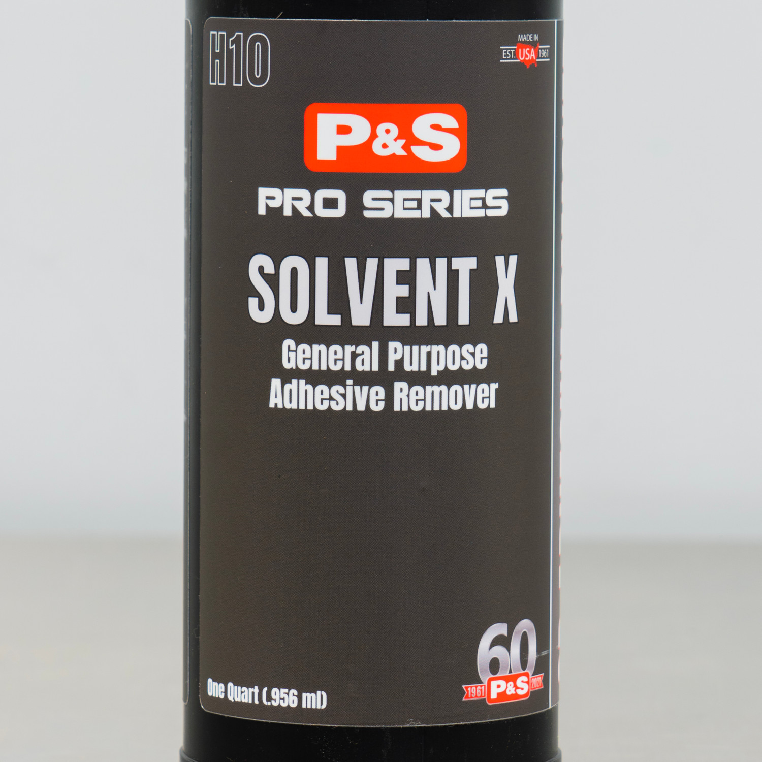 P&S Solvent X 32oz | General Purpose Adhesive Remover | The Clean Garage