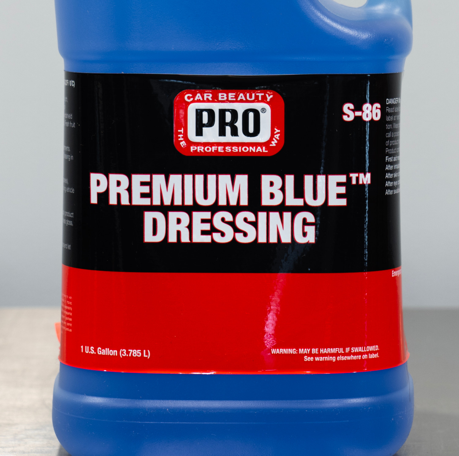 PRO Premium Blue Dressing 1 Gallon | Solvent Based High Gloss Shine ...