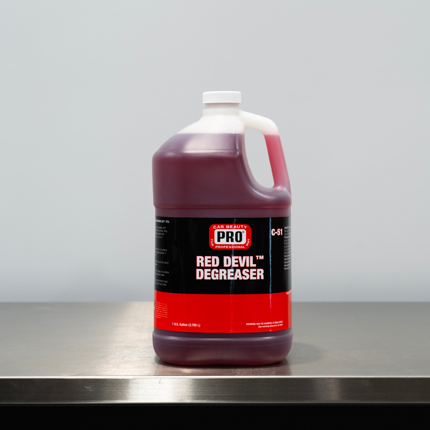 PRO Red Devil Degreaser 1 Gallon | Concentrated Water Based Degreaser | The Clean Garage