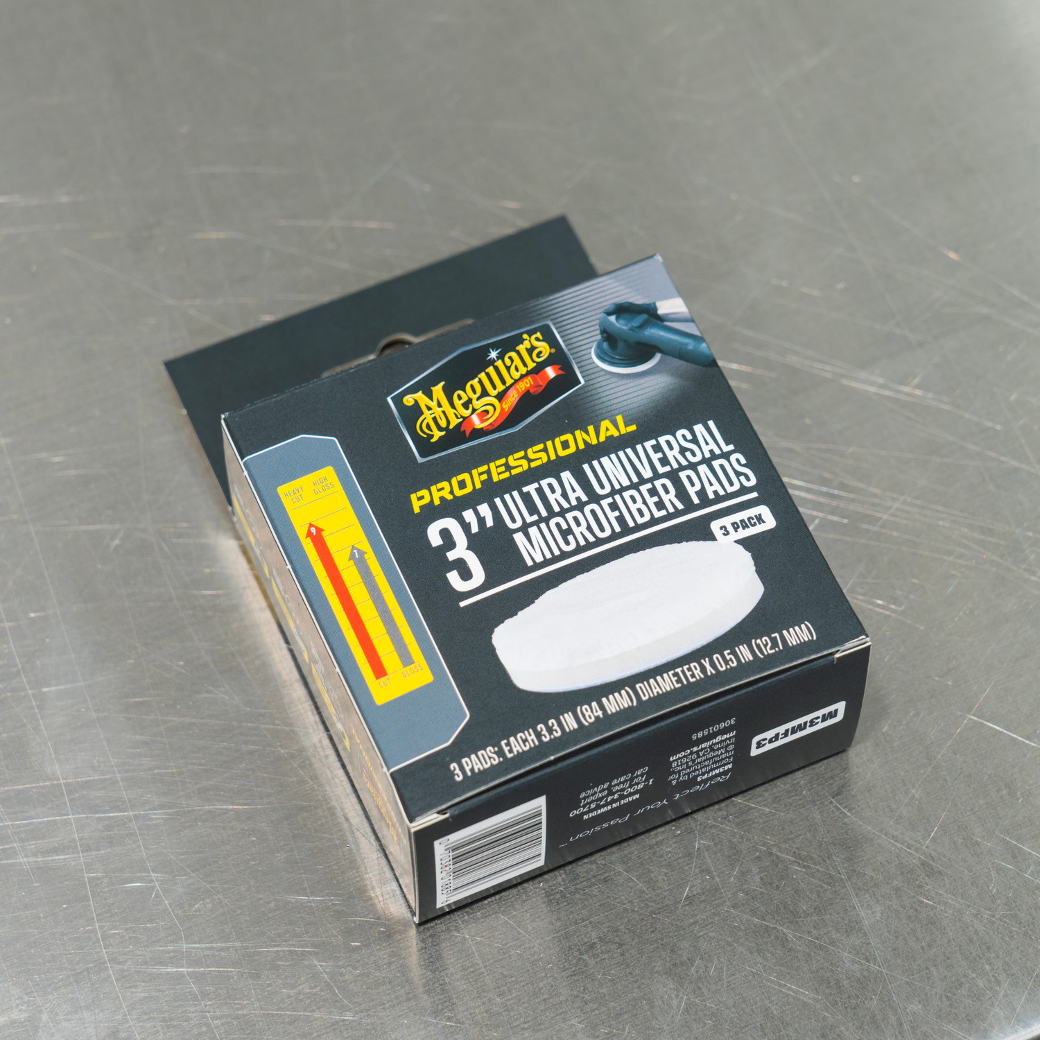 3" Meguiars Ultra Univeral Microfiber Pads | 3 Pack | For DA & Rotary ...