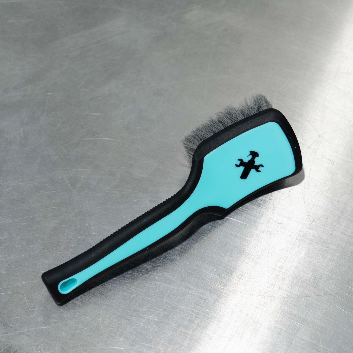 The Clean Garage Tire Scrub Brush | Ergonomic Rubber Grip
